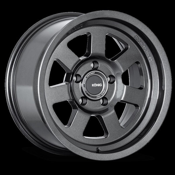 Konig HT2 17X8.5 6X139.7 ET-6 Gloss Anthracite – AM Tuning Canada