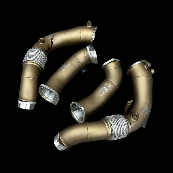 Project Gamma - BMW X5M | X6M (F95/F96) CATLESS DOWNPIPES 2022+ – AM ...