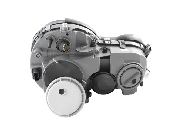 ANZO 1999-2002 Mercedes Benz E Class W210 Projector Headlights Chrome ...