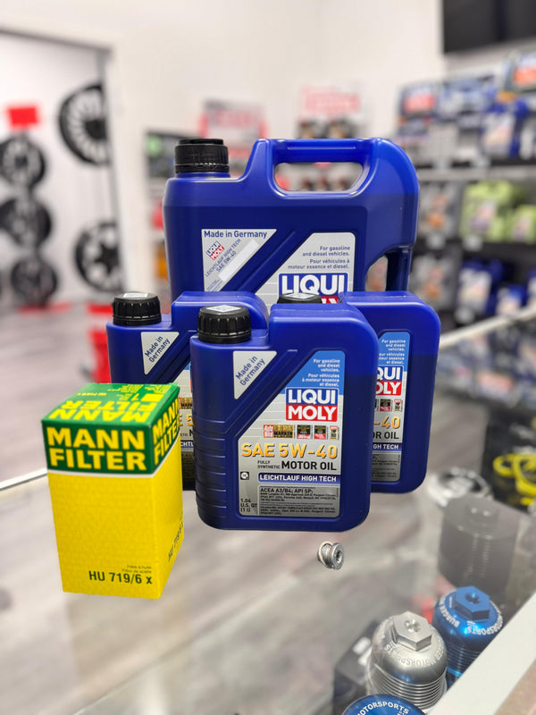 Audi 8V/8Y RS3 / MK3 8S TTRS OIL CHANGE KIT- 5W40 LIQUIMOLY HIGH TECH ...