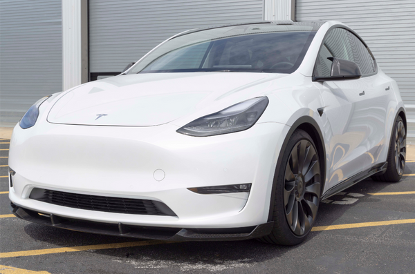 DINAN FRONT LIP - 2020-2023 TESLA MODEL Y Carbon Fiber - Standard / Lo ...
