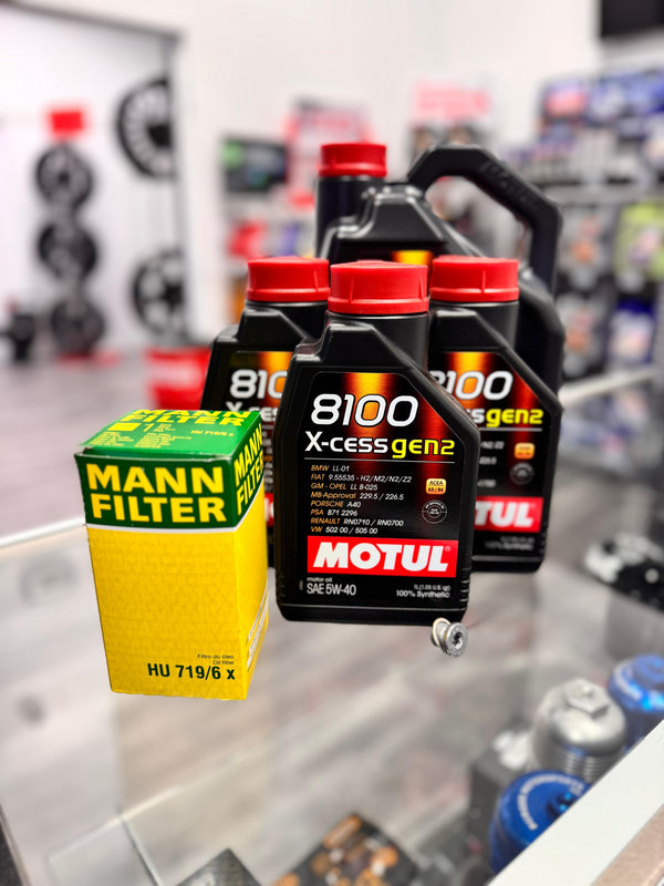 Audi 8V/8Y RS3/ MK3 8S TTRS OIL CHANGE KIT - MOTUL GEN2 5W40 – AM ...