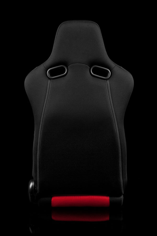 Braum - VENOM SERIES RACING SEATS (BLACK & RED) – PAIR – AM Tuning Canada