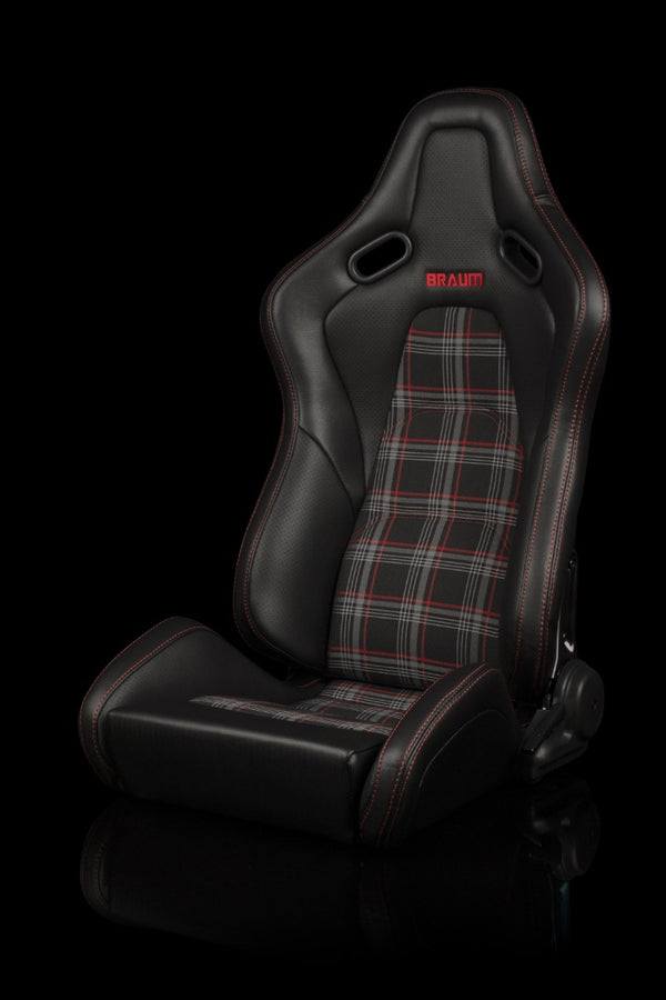 Braum - FALCON-S SERIES RECLINABLE COMPOSITE SEATS (BLACK & RED PLAID ...